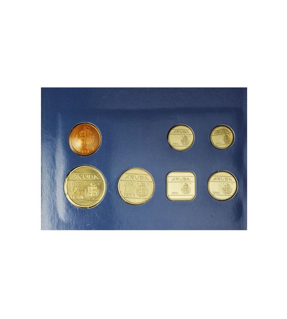Aruba. Mint Set 1990 - 6 pcs.