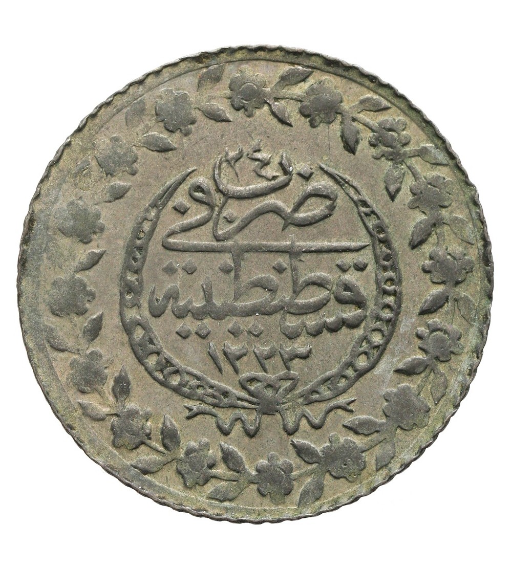 Turkey (Ottoman Empire). 1 Kurush AH 1223 Year 24 / 1831 AD, Mahmud II