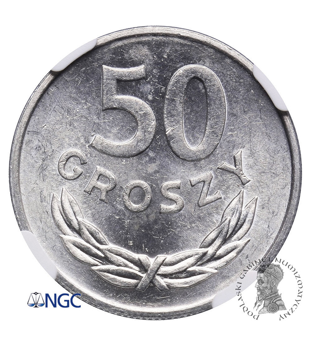 Poland. 50 Groszy 1983, Warsaw mint - NGC MS 62