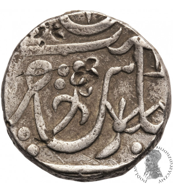 India - Maratha Confederacy. AR Chandori Rupee ND, Vaphgaon mint, Shah ...