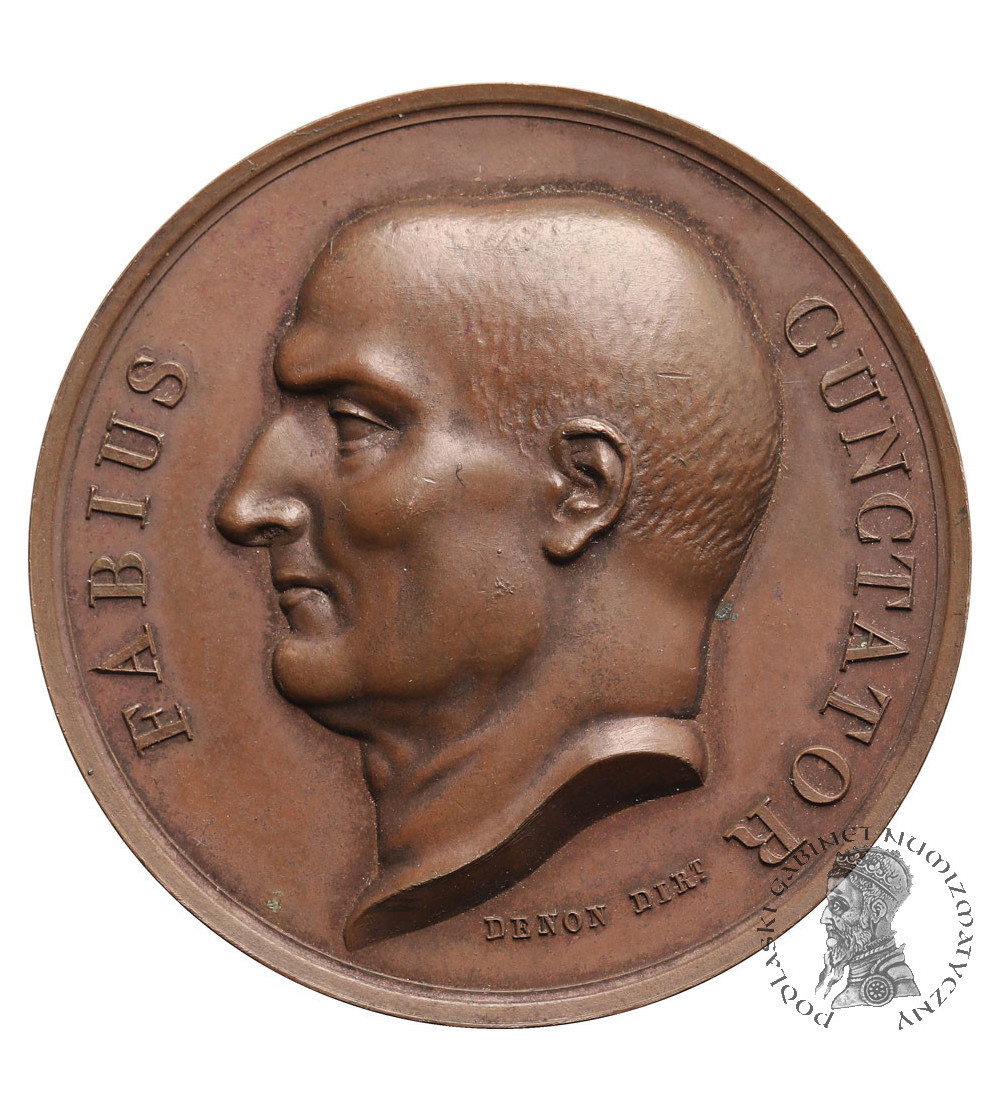 France, Napoleon I Bonaparte. Bronze medal commemorating Napoleon's ...