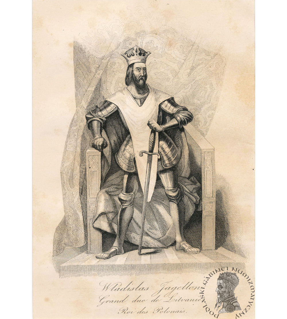 Ladislaus Jagiello, King of Poland, Grand Duke of Lithuania, portrait ...