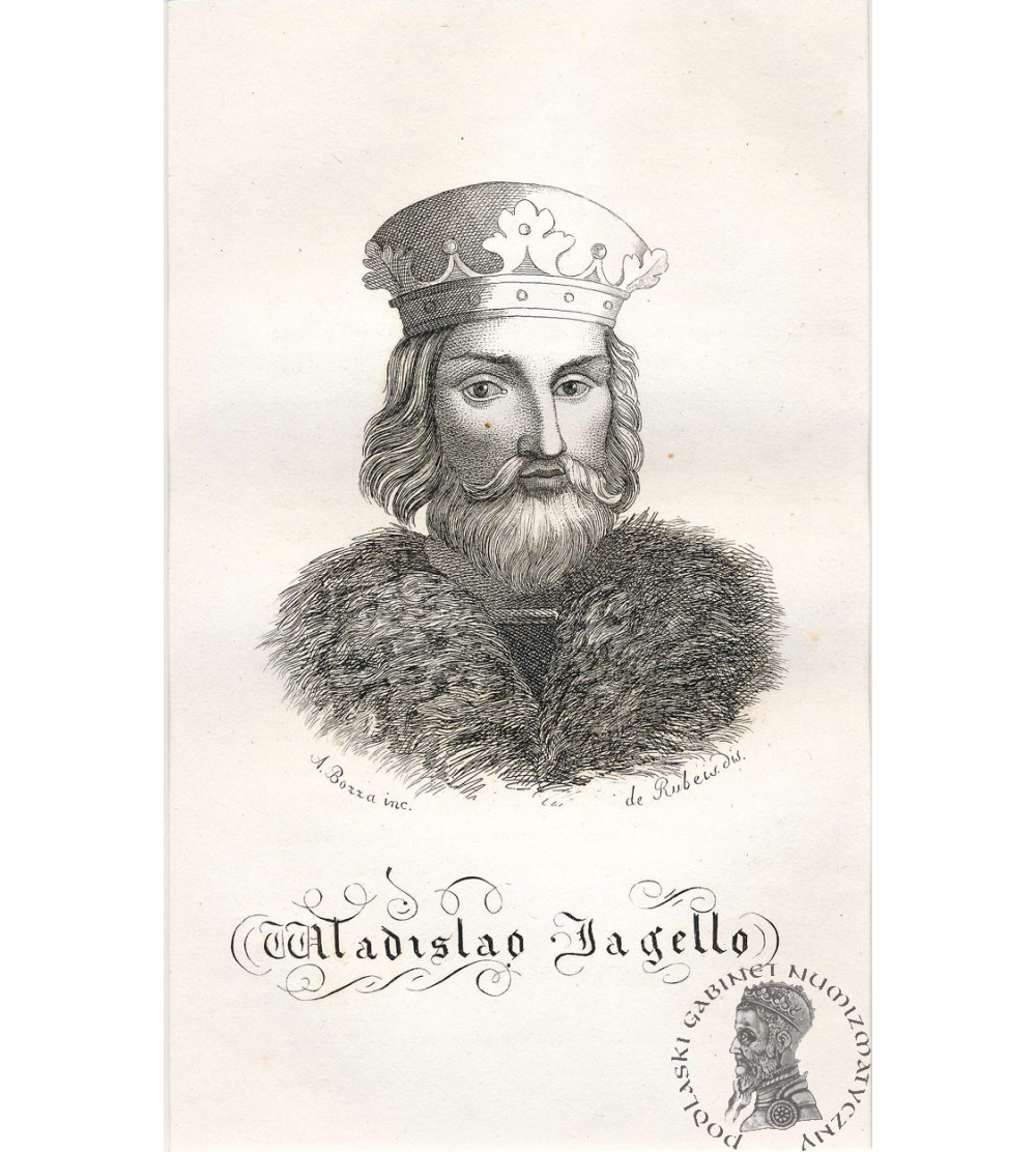 Ladislaus Jagiello, King of Poland, Grand Duke of Lithuania, portrait ...