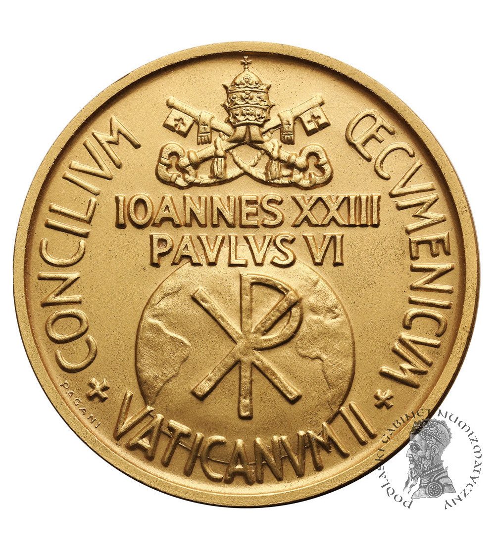 Vatican City. Paul VI, 1963 medal, (Concilium Oecumenicum Vaticanum II) the Second Ecumenical ...