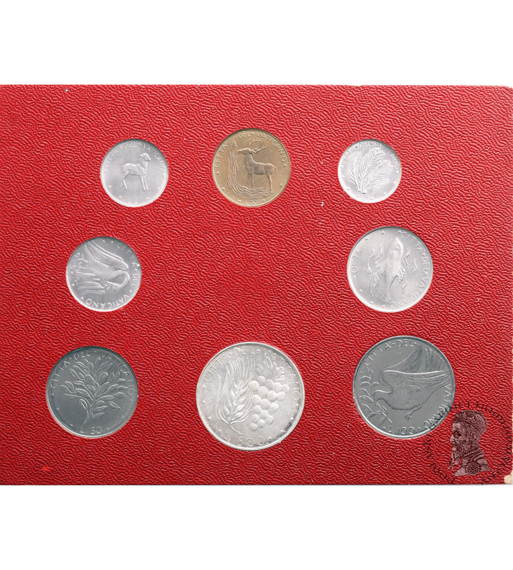 Vatican City. Mint Set 1975, AN XIII, Paul VI 1963-1978