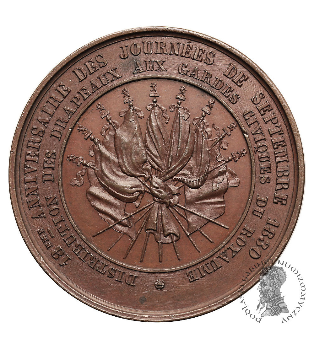 Belgium, Leopold I (1831-1865). Medal 1848, commemorating the ...