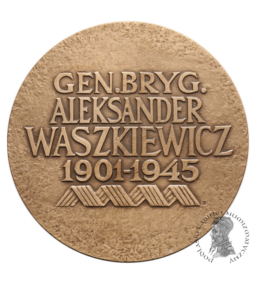 Polska, PRL (1952–1989). Medal 1977, Generał Brygady Aleksander ...