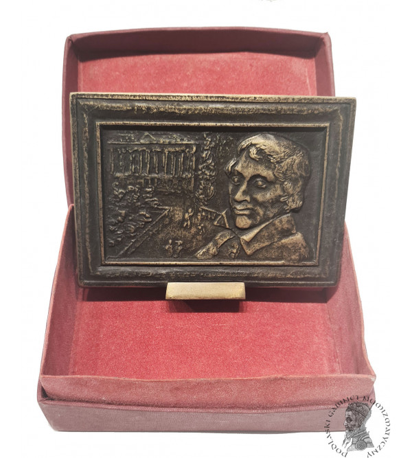 Polska, PRL (1952–1989), Poznań. Plakieta 1986, Edward Raczyński w 200 ...