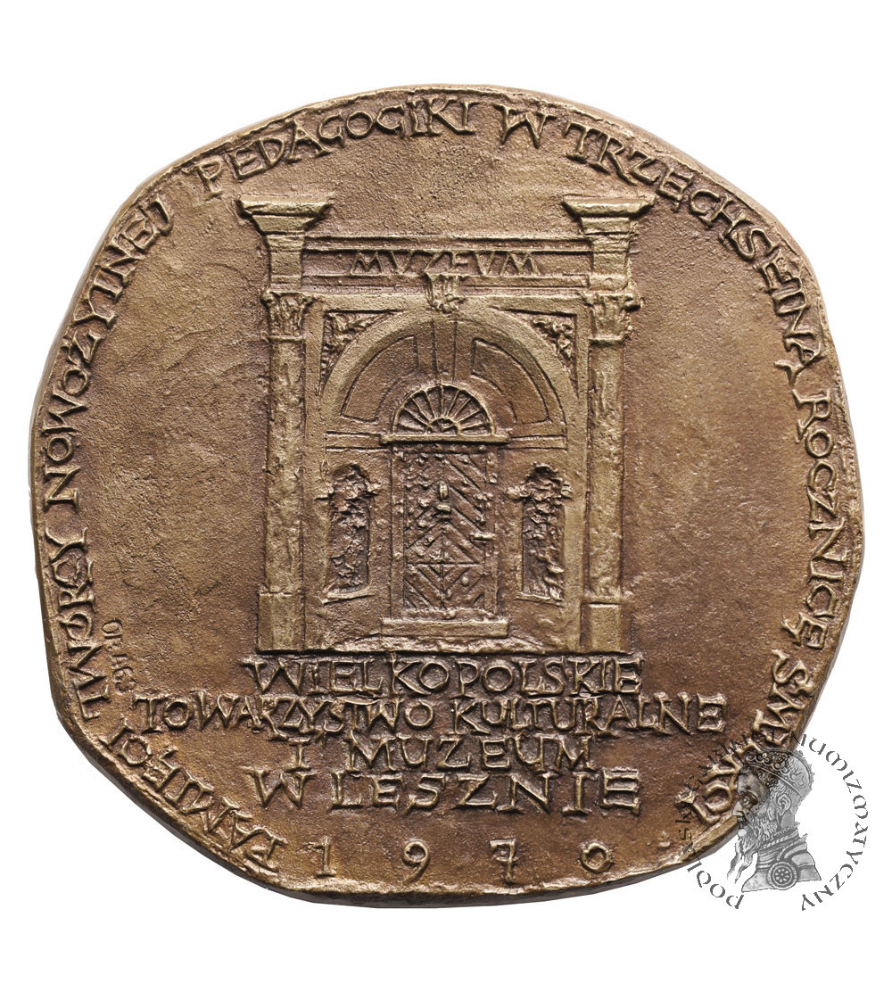 Poland, PRL (1952-1989), Leszno. Author's Medal 1970, Jan Amos Komensky ...