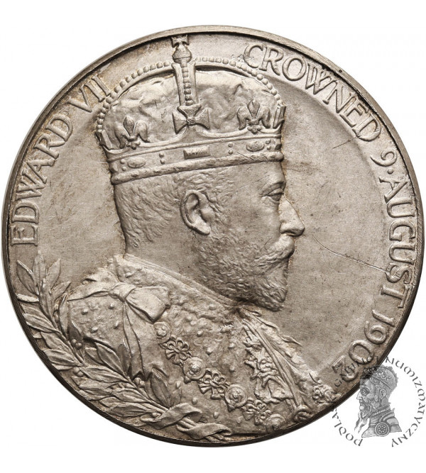 Great Britain. Coronation Medal 1902, Edward VII and Alexandra, G.W. de ...