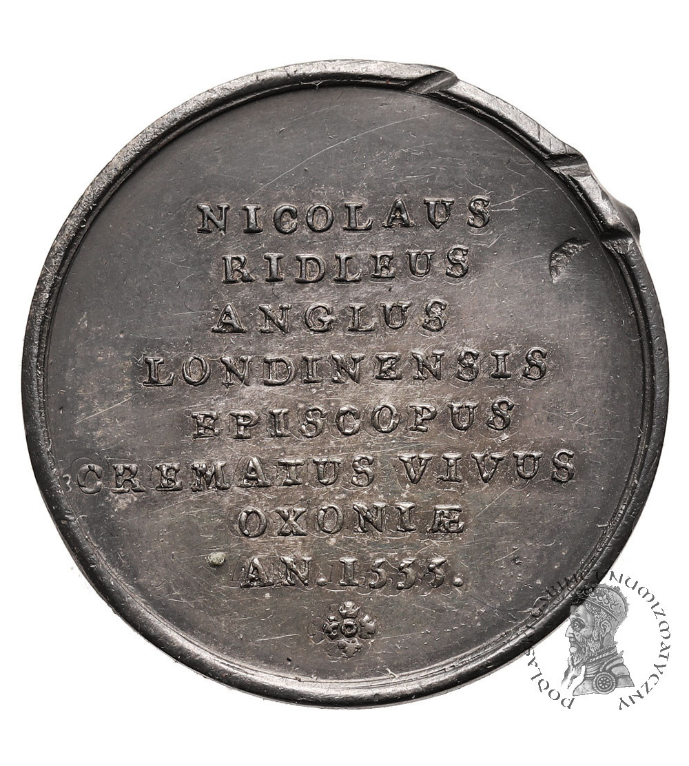 Switzerland, Geneva. Silver Medal ca. 1725, Bishop Nicholas Ridley ...