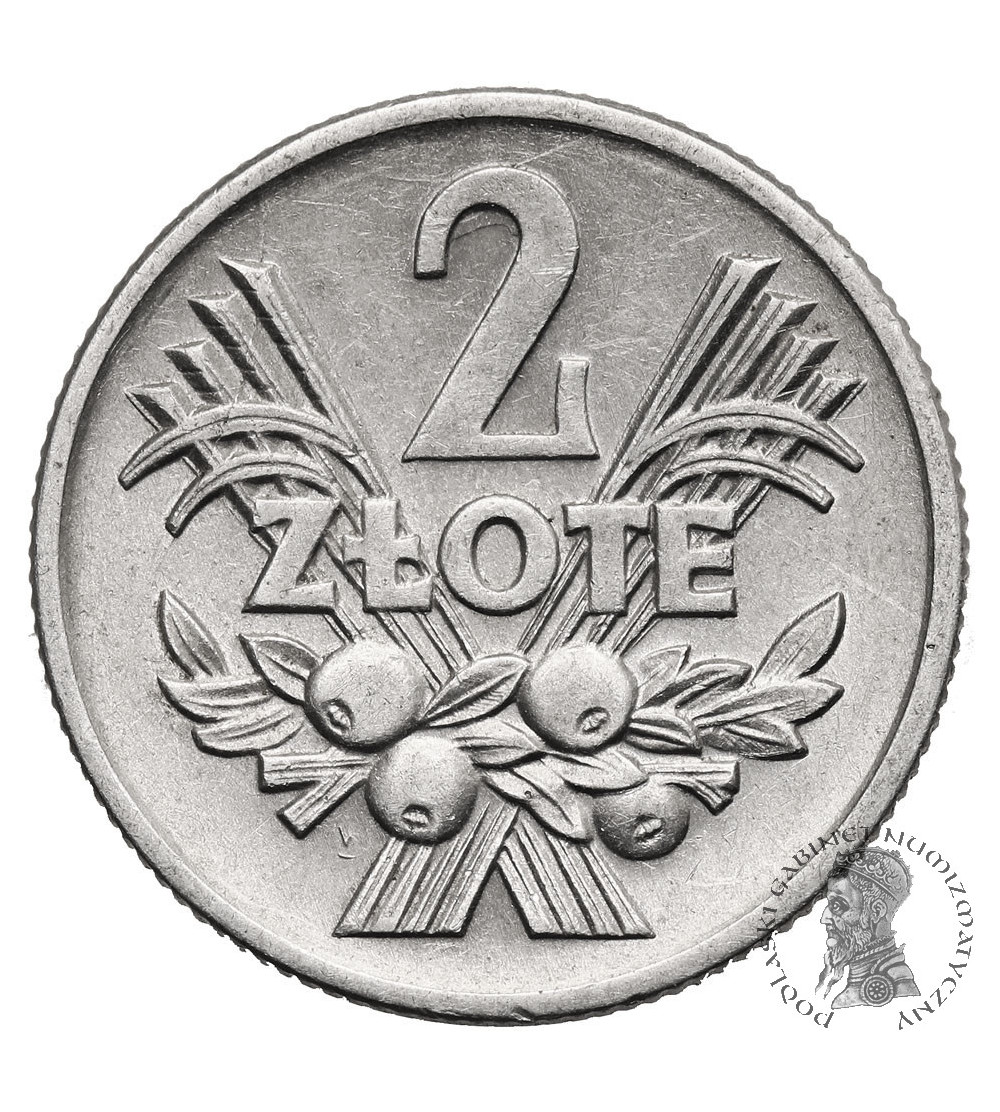 Polska, PRL. 2 złote 1958, jagody