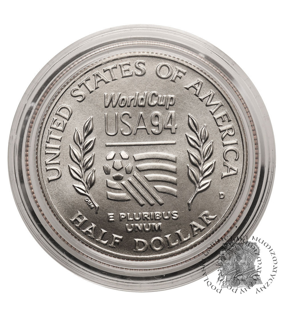 USA. 1/2 Dollar 1994 D, Denver, World Cup 1994