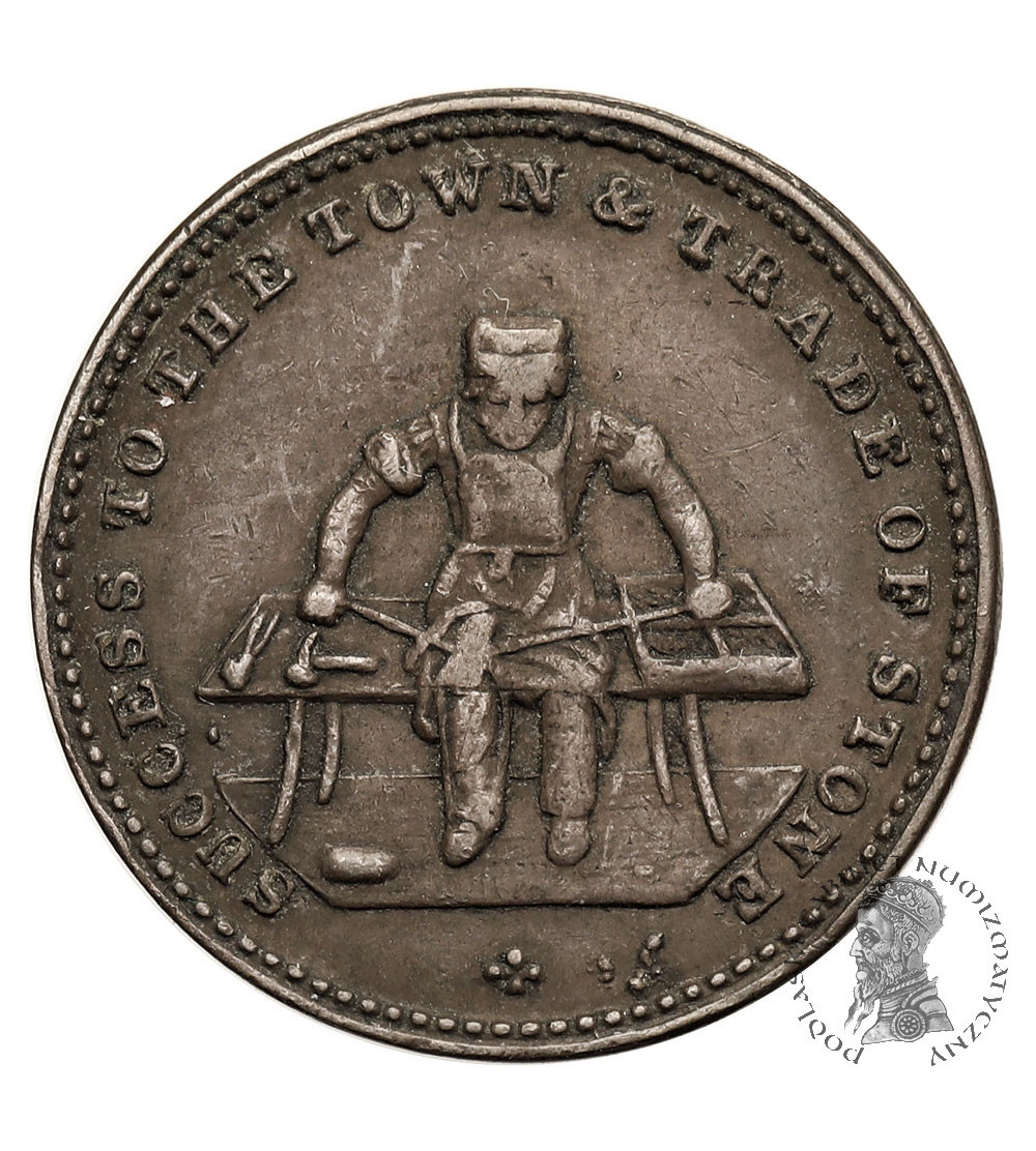 Great Britain, Staffordshire, Stone. Merchant token 1820, Lucas Tea ...