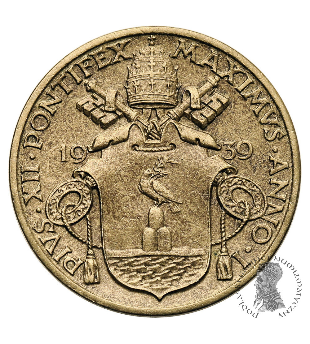 Vatican City, Pius XII 1939-1958. 10 Centesimi 1939, AN I