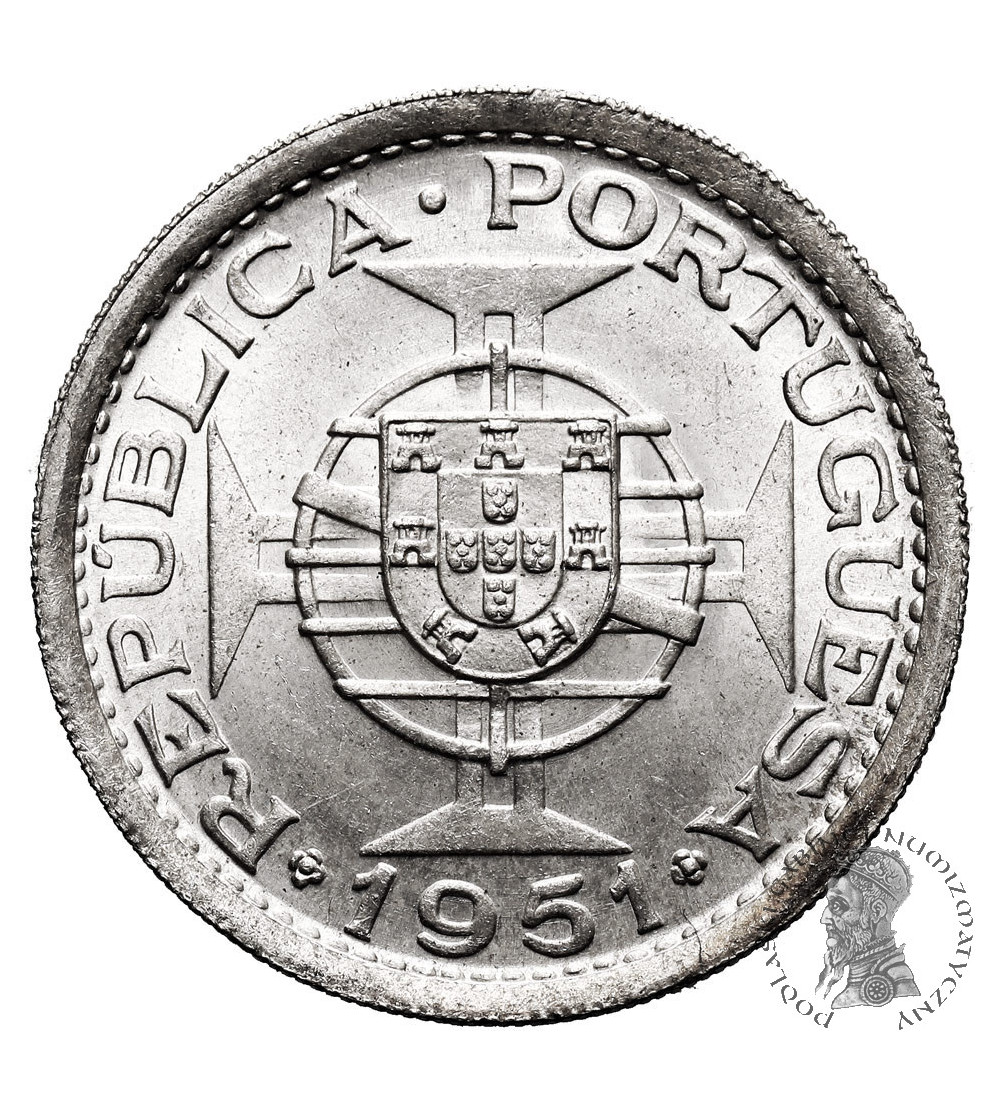 Saint Thomas and Prince Island. 10 Escudos 1951