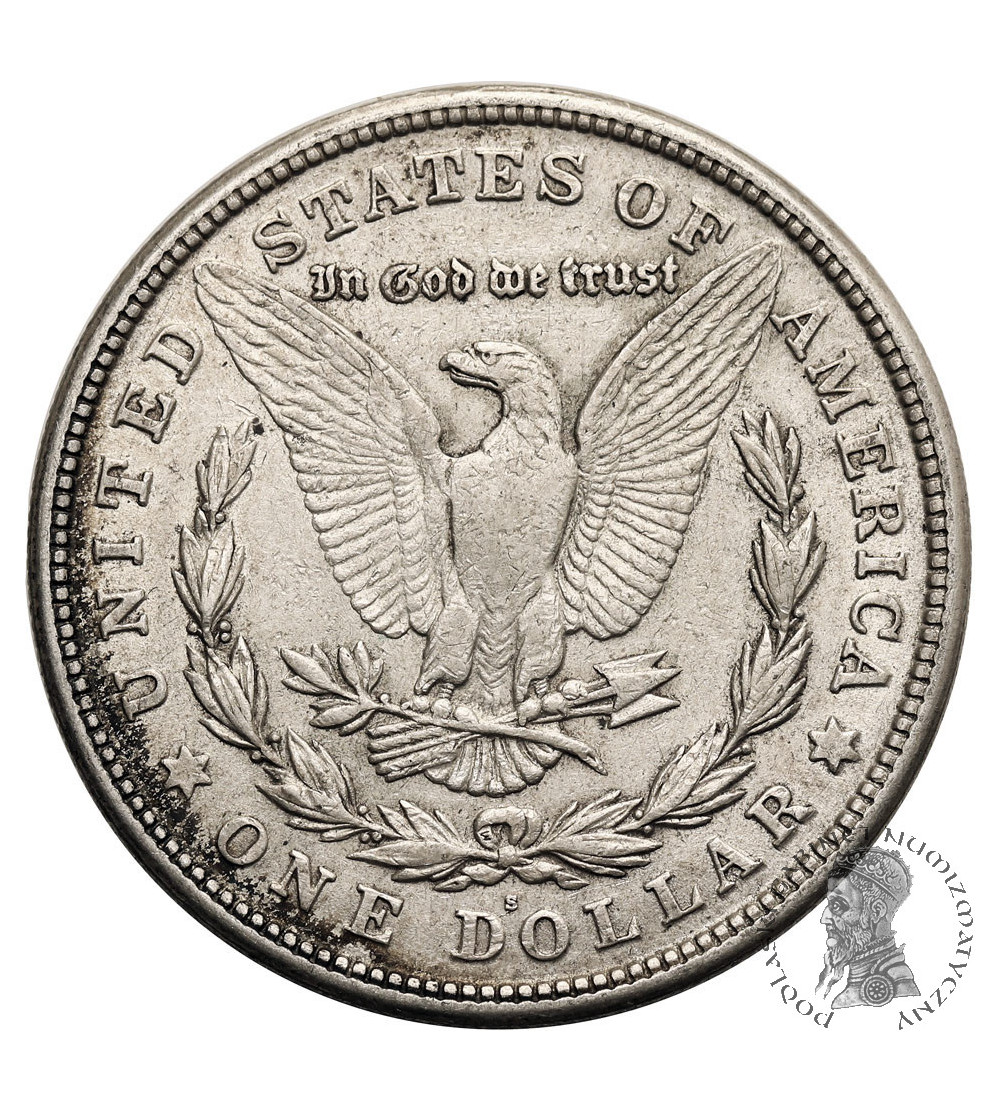 USA. Morgan Dolar 1921 S, San Francisco